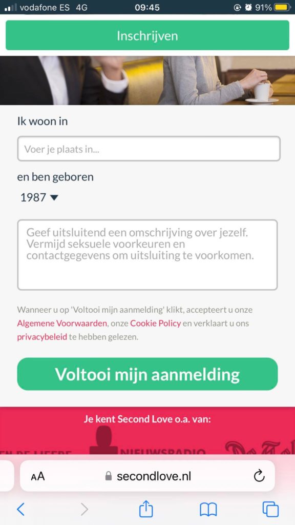 Second Love app review, hoe werkt Second Love? | Dating App Kiezen