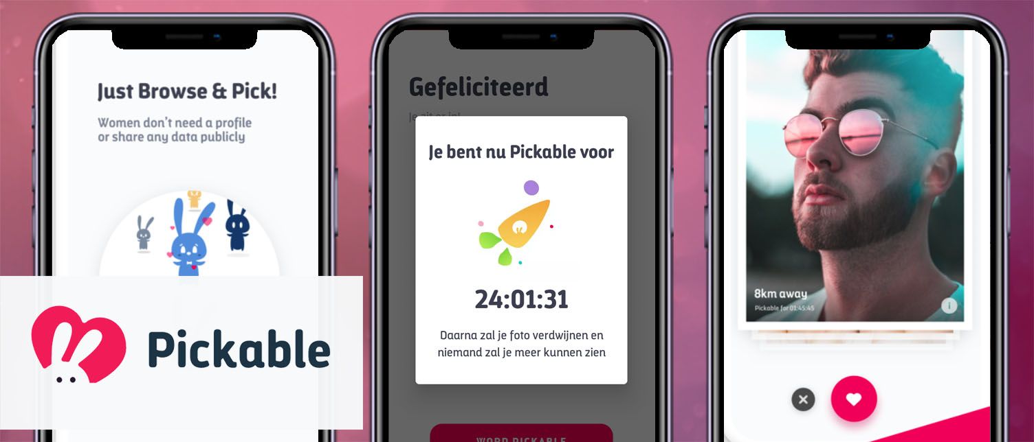 Pickable app review, hoe werkt Pickable? | Dating App Kiezen