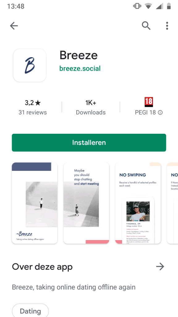 Breeze app review, hoe werkt Breeze? | Dating App Kiezen