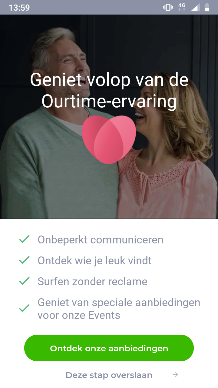 Ourtime app review, hoe werkt Ourtime? | Dating App Kiezen