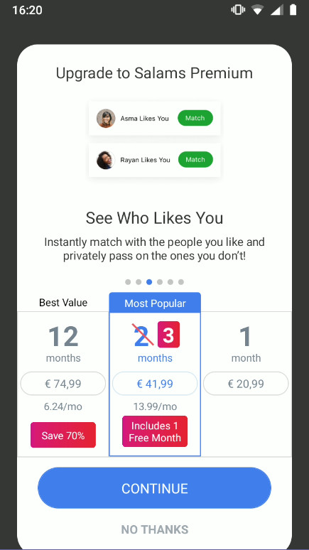 Salams (Minder) app review, hoe werkt Salams? | Dating App Kiezen